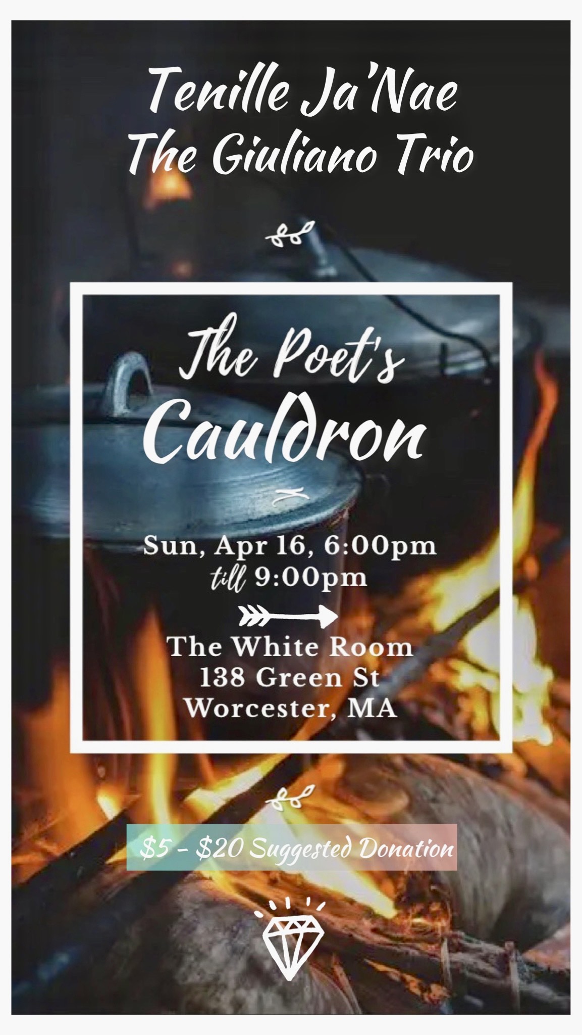 Poet's Cauldron: Spoken Word/Open Mic - Worcester County Poetry Association
